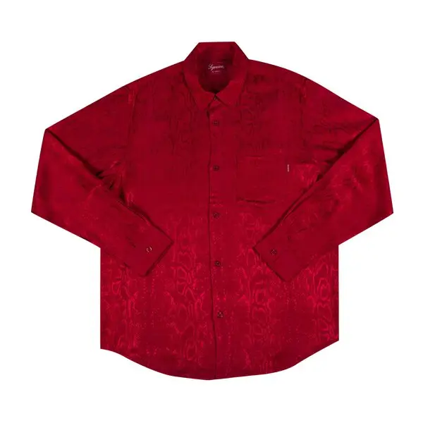 Supreme Snakeskin Jacquard Shirt