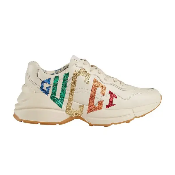 Gucci Rhyton Glitter Sneakers