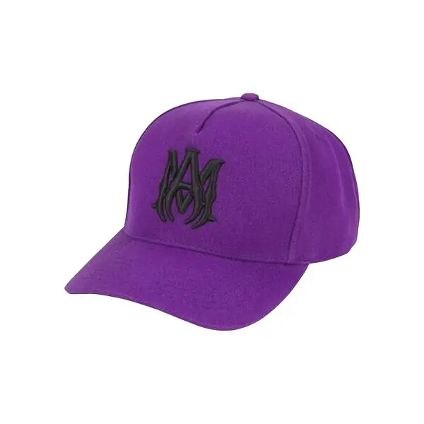 Amiri Canvas Baseball Cap - Purple