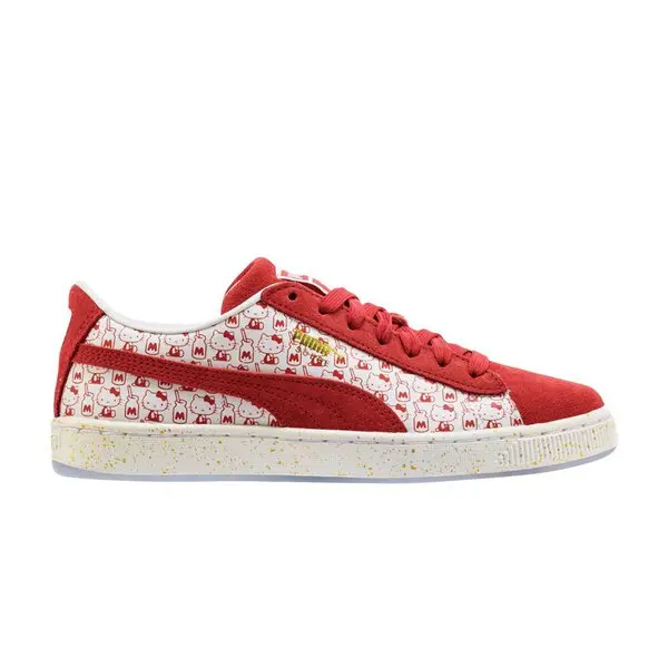 PUMA X Hello Kitty Suede Classic Sneakers - Red