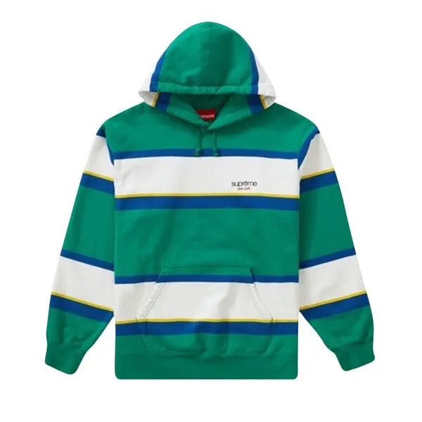 Supreme Stripe Hooded Sweatshirt