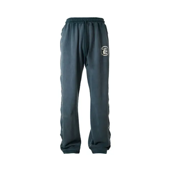 HELLSTAR Mirror Face Sweatpants - Green