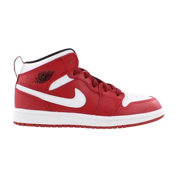 JORDAN 1 Retro Mid High-top Sneakers - Red