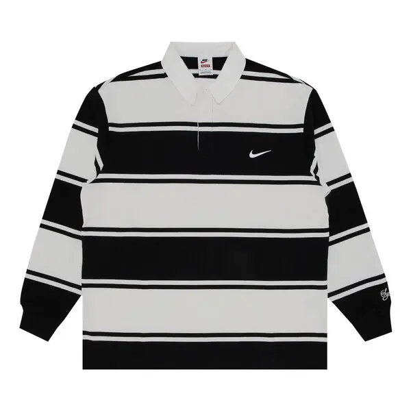 Supreme X Nike Stripe Rugby - Black