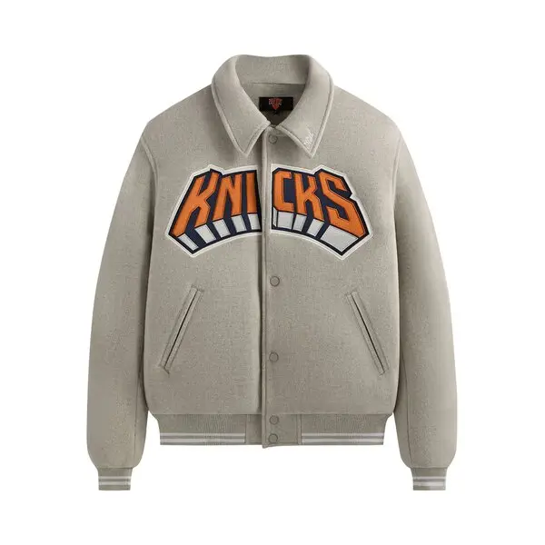Kith Empire Wool Coaches Jacket - Grey
