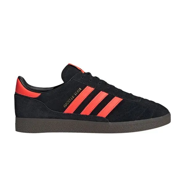 Adidas Gazelle Team Sneakers - Black | Editorialist