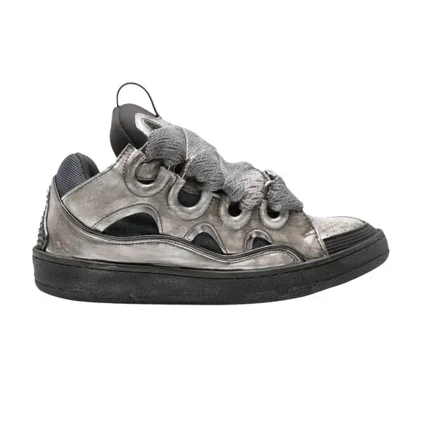 LANVIN Curb Sneakers - Silver