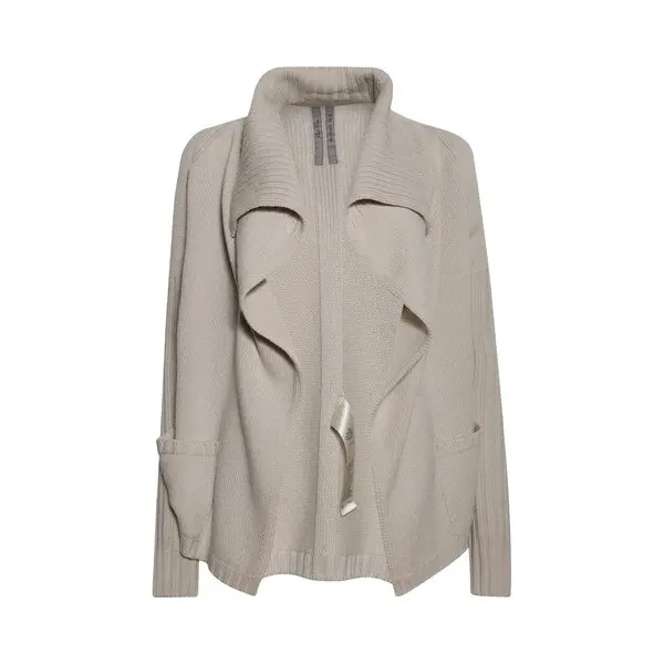 Rick Owens Cardigan Sweater 'dinge - Grey