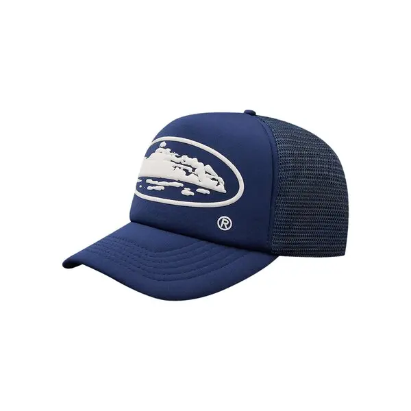 CORTEIZ Alcatraz Puff Print Trucker Hat - Blue