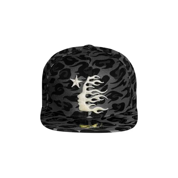 HELLSTAR Printed Fitted Cap - Black