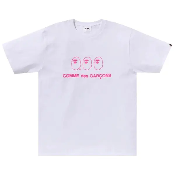 A BATHING APE X Comme Des Garçons Osaka Tee #1 - White