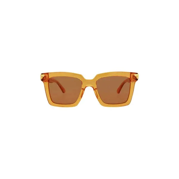 Bottega Veneta Square Sunglasses - Orange