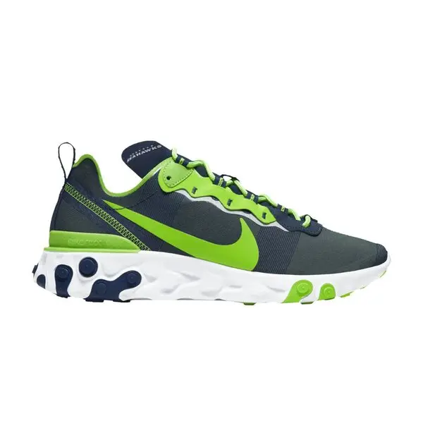 Nike Nfl X React Element 55 'seattle Seahawks' Sneakers - Green