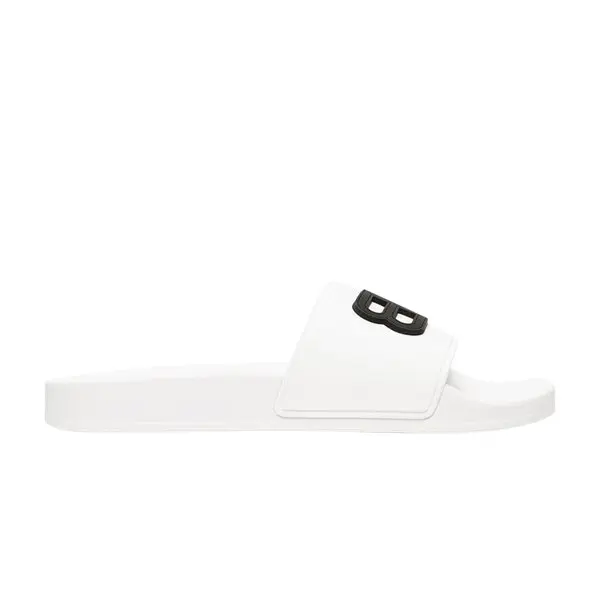 Balenciaga Pool Slides - White