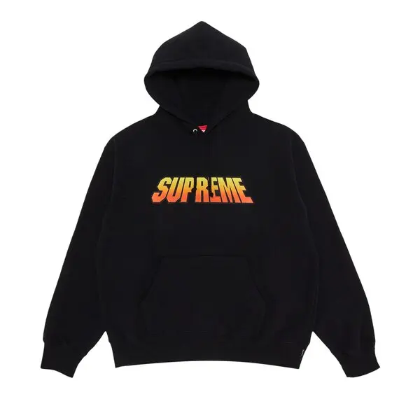Supreme Gradient Hooded Sweatshirt - Black
