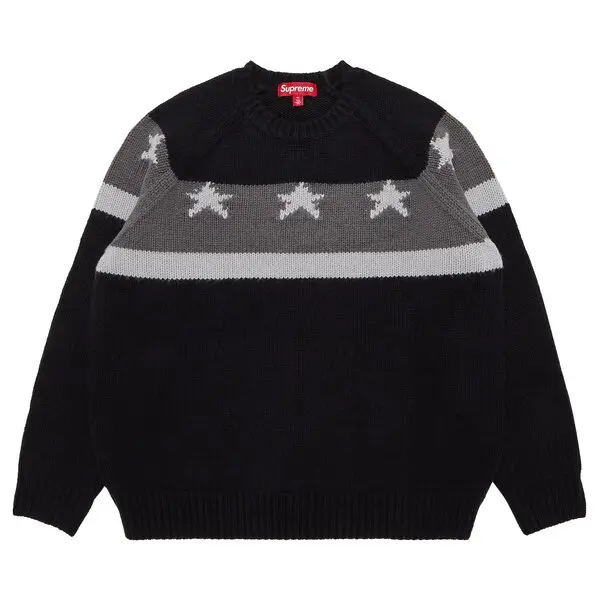 Supreme Stars Sweater - Black