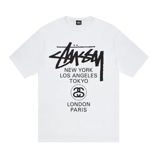StÜssy World Tour Tee - White