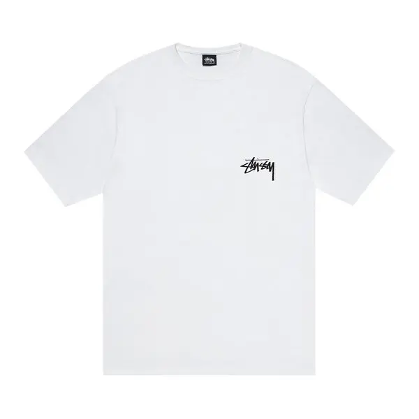 StÜssy Stock Dog Tee - White