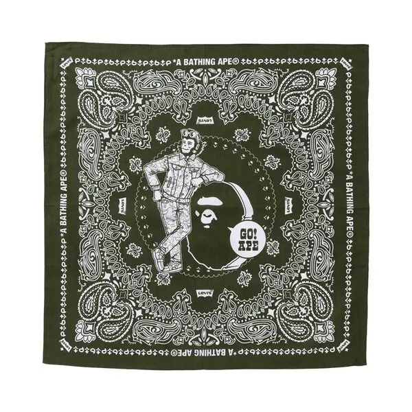 A BATHING APE Levi's X Bandana - Green