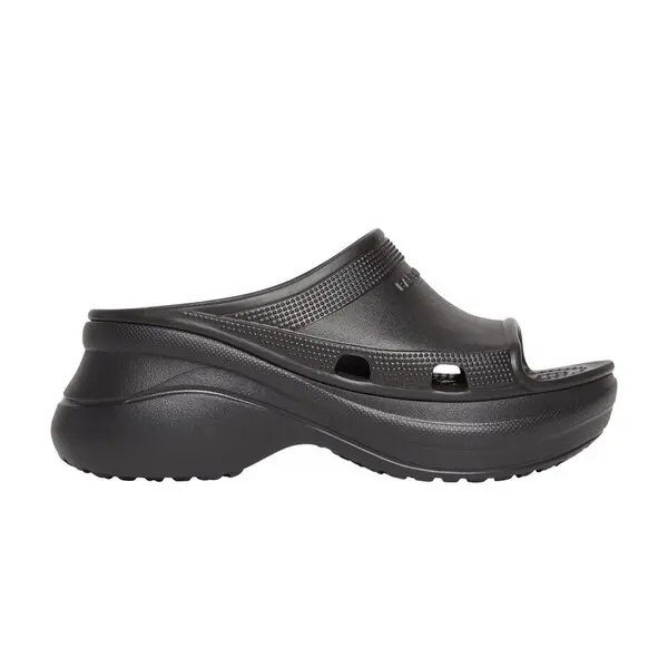 Balenciaga Crocs Pool Slide Sandal - Black