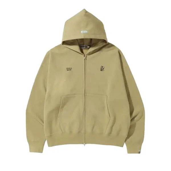 A BATHING APE Color Camo Quadrangle Zip-up Hoodie