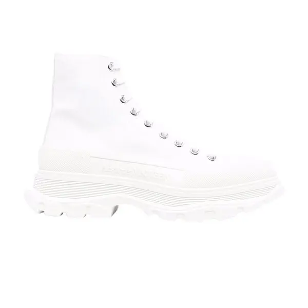Alexander McQueen Tread Slick Boots - White