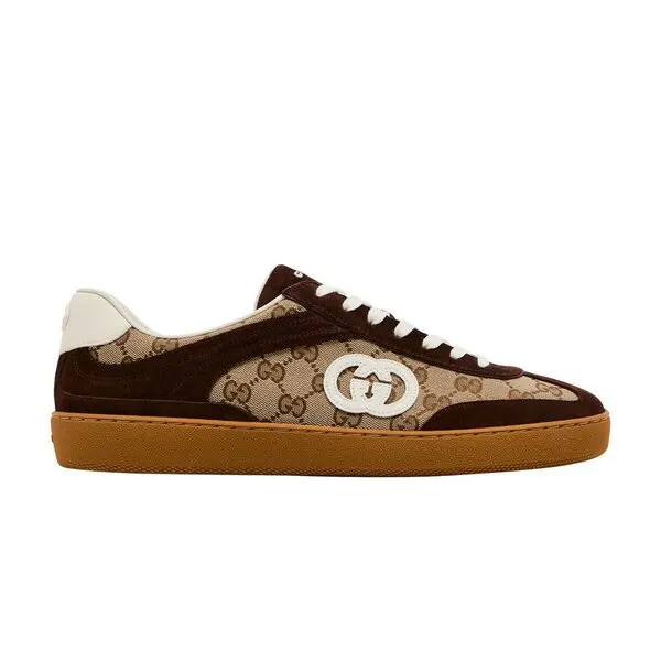 Gucci G75 Interlocking G Suede Sneakers