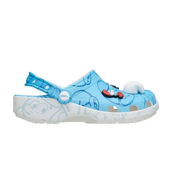 CROCS The Smurfs X Classic Clog Allover Print - Blue