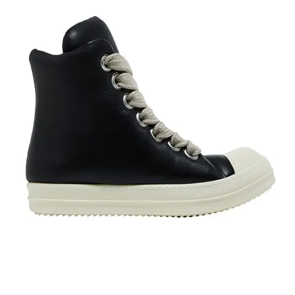 Rick Owens Luxor Jumbo Lace Padded Sneakers - Black