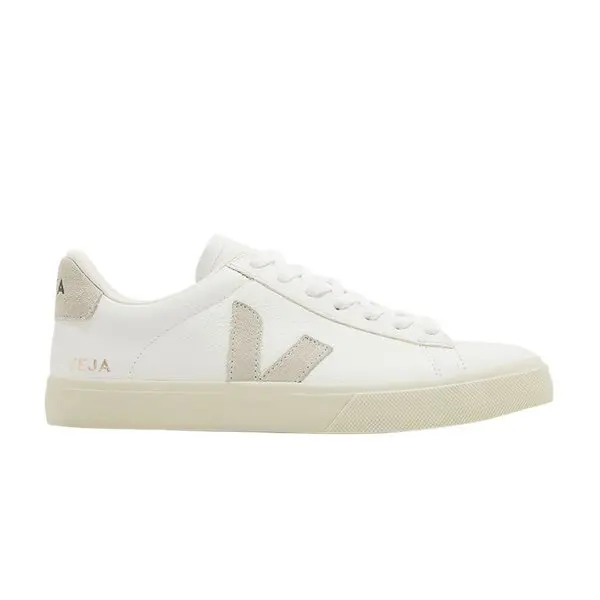 VEJA Campo Chromefree Leather Sneakers - Cream