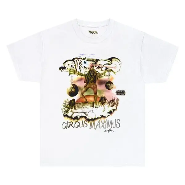 CACTUS JACK BY TRAVIS SCOTT Utopia Tour Tee - White
