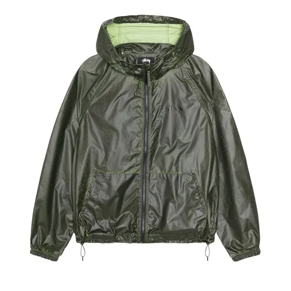StÜssy Beach Shell Cracked Ripstop - Green