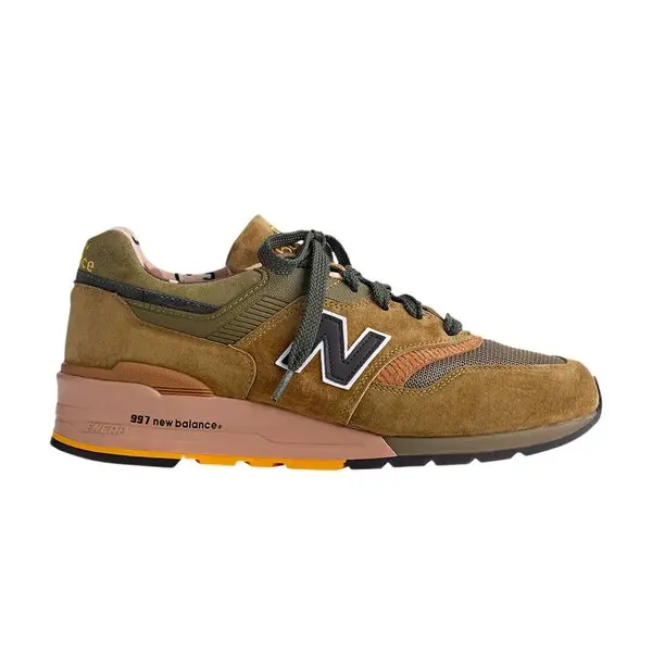 NEW BALANCE J. Crew X 997 'rattlesnake' Sneakers - Brown