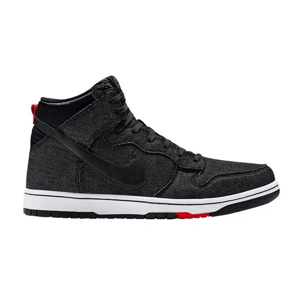 Nike Dunk Cmft High Denim Sneakers - Black