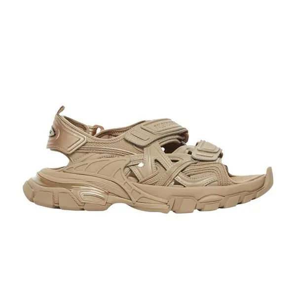 Balenciaga Track Sandal - Brown