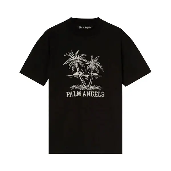 Palm Angels Sunset Palms Classic Tee