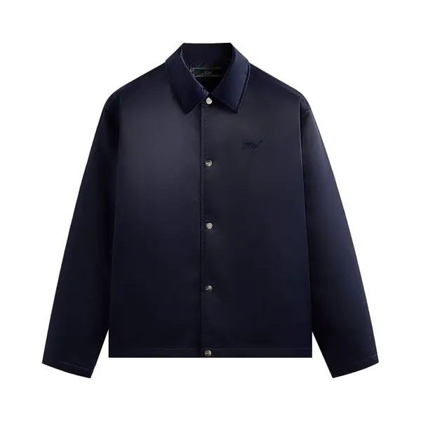 Kith Satin Coaches Jacket - Blue