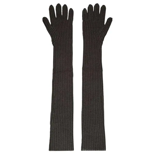 Dries Van Noten Musk Gloves - Grey
