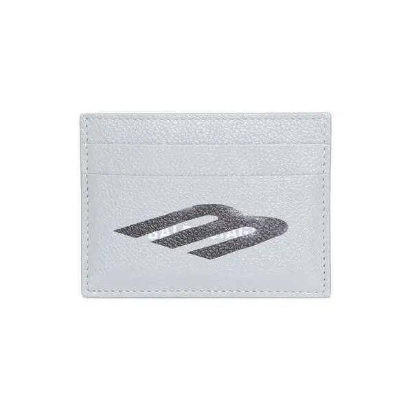 Balenciaga Cash Card Holder 'heather /light Black/white - Grey