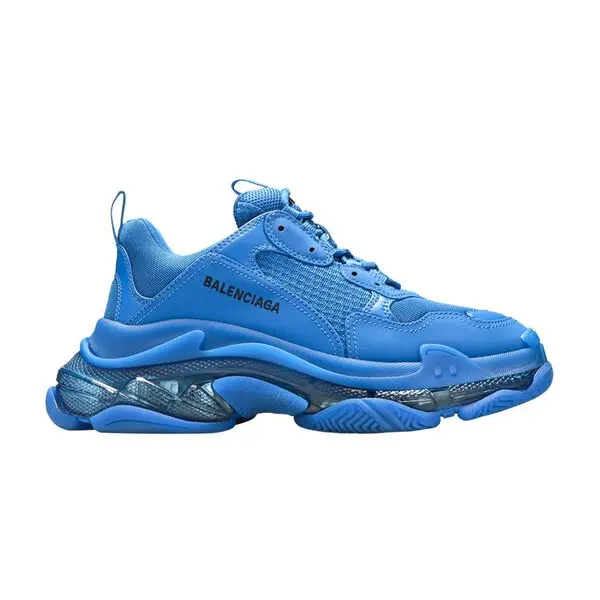 Balenciaga Triple S Sneaker With Clear Sole - Blue