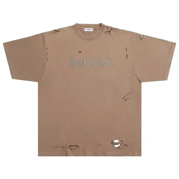 Balenciaga Graphic T-shirt - Tan