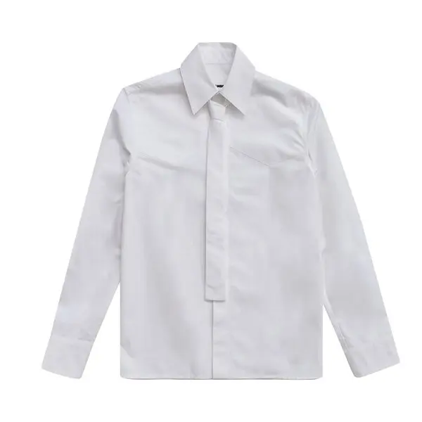 JIL SANDER Poplin Tie Shirt
