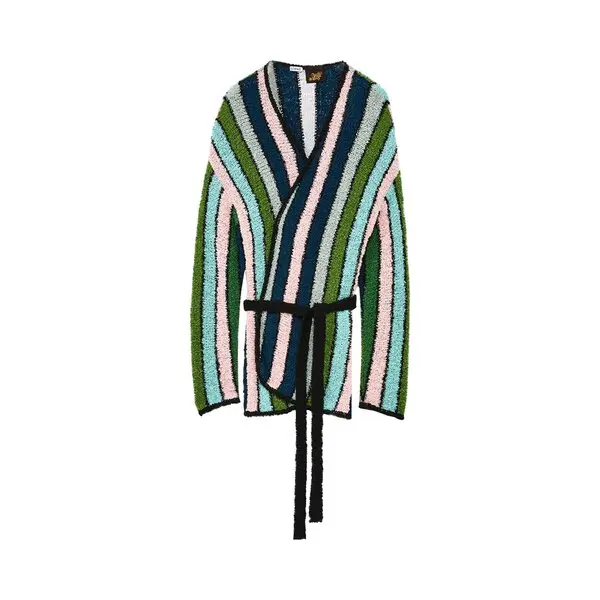 Loewe Stripe Belted Cardigan