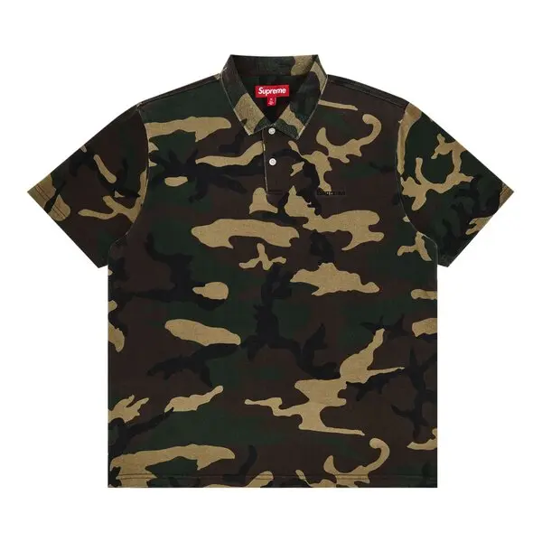 Supreme Washed Camo Polo - Multicolor