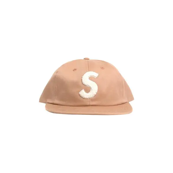 Supreme Chenille S-logo 6-panel Cap - Pink