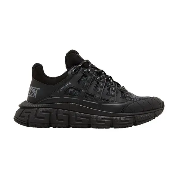 Versace Trigreca 'barocco' Sneakers - Black