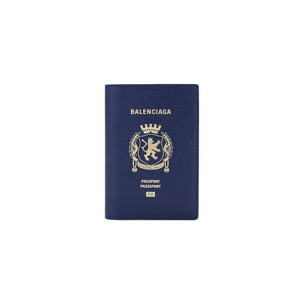 Balenciaga Passport Holder - Blue