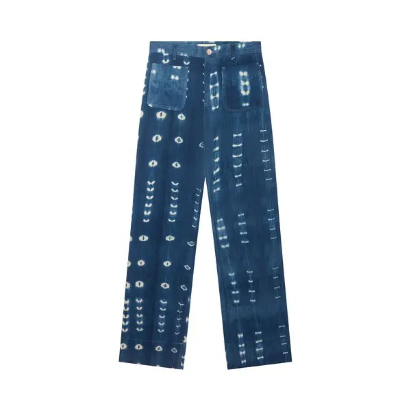 WALES BONNER Brooklyn Vintage Tie Dye Jeans - Multicolor