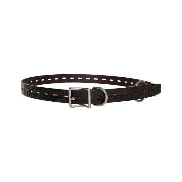 Martine Rose Bondage Croc Belt - Brown