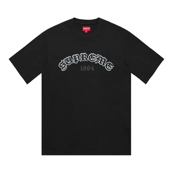 Supreme Old English Glow Short-sleeve Top - Black